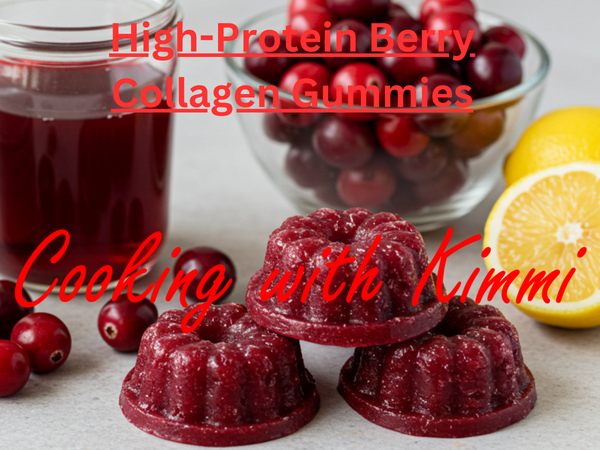 Cooking with Kimmi - High-Protein Berry Collagen Gummies | Vitamins.co ...
