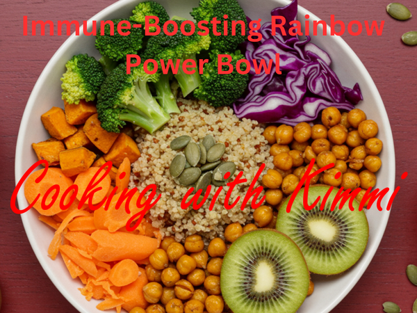 Cooking with Kimmi - Immune-Boosting Rainbow Power Bowl | Vitamins.co ...