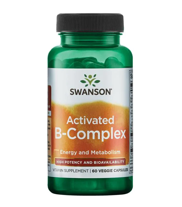 Swanson Activated B-Complex - High Bioavailability 60 Veg Caps ...