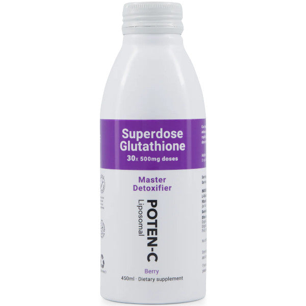 Poten-C Superdose Liposomal Glutathione 500mg 450ml | Vitamins NZ ...