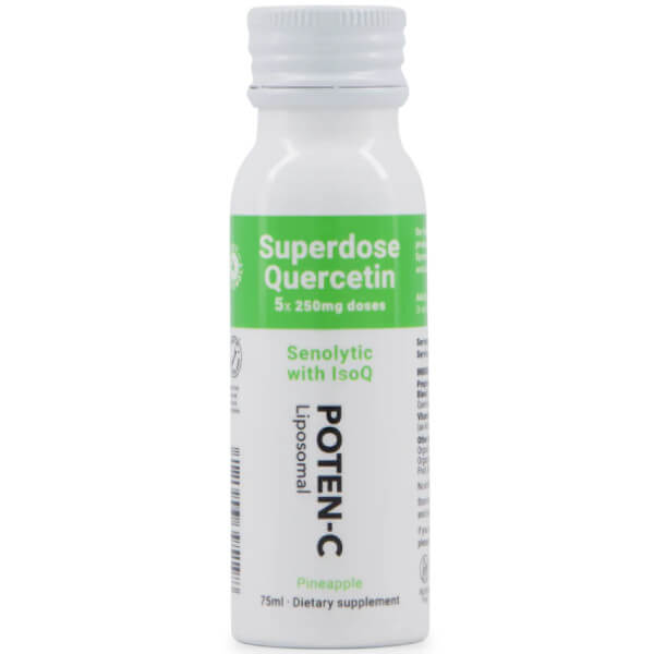 Poten-C Superdose Liposomal Quercetin 250mg 75ml | Vitamins NZ ...