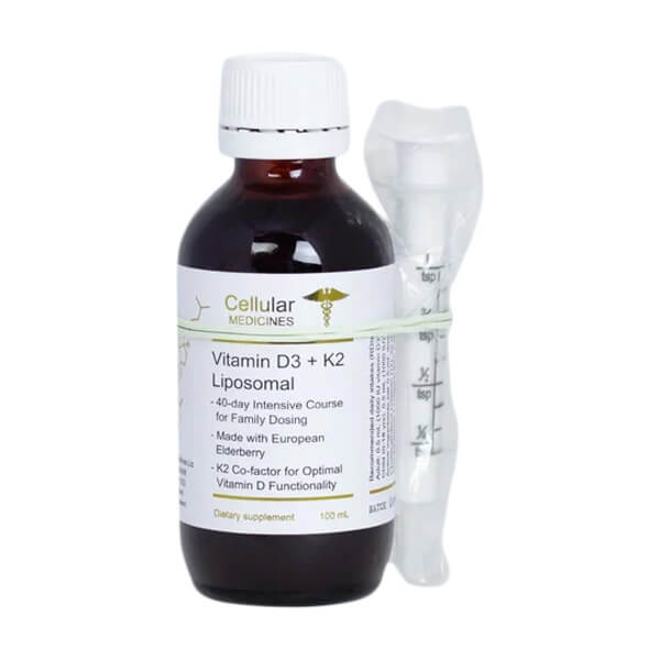Cellular Medicines Vitamin D3 + K2 Liposomal 100ml | Vitamins NZ ...
