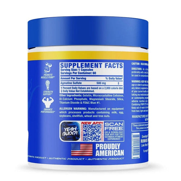 Ronnie Coleman Pump XS 60 Capsules | Vitamins NZ, Vitamins, Minerals ...