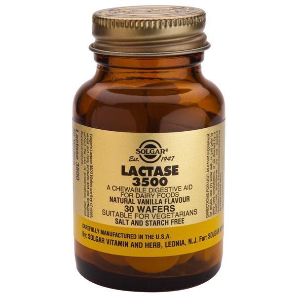 Solgar Lactase 3500 30 Tabs | Vitamins NZ, Vitamins, Minerals and ...
