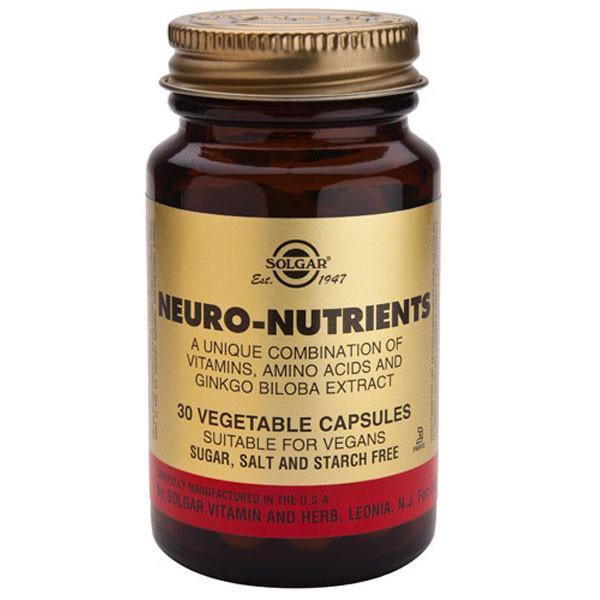Solgar Neuro Nutrients 30 Caps | Vitamins NZ, Vitamins, Minerals and ...