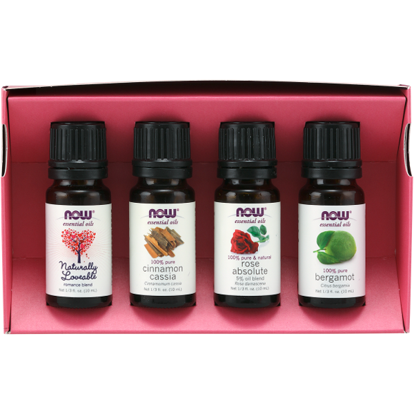 Now Foods Love At First Scent Romantic Essential Oils Kit 4x10ml ...