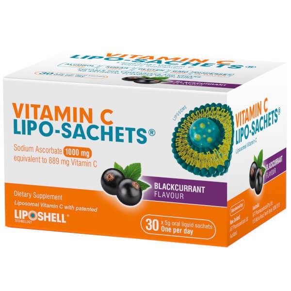 Lipo-Sachets Vitamin C 30 Serves | Vitamins NZ, Vitamins, Minerals and Health products