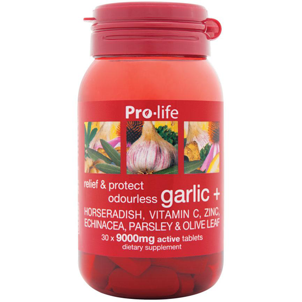 Pro-life Garlic+ 30 Tabs | Vitamins NZ, Vitamins, Minerals and Health ...
