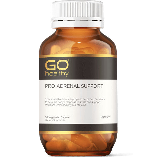 Go Healthy Pro Adrenal Support 30 Caps | Vitamins NZ, Vitamins ...