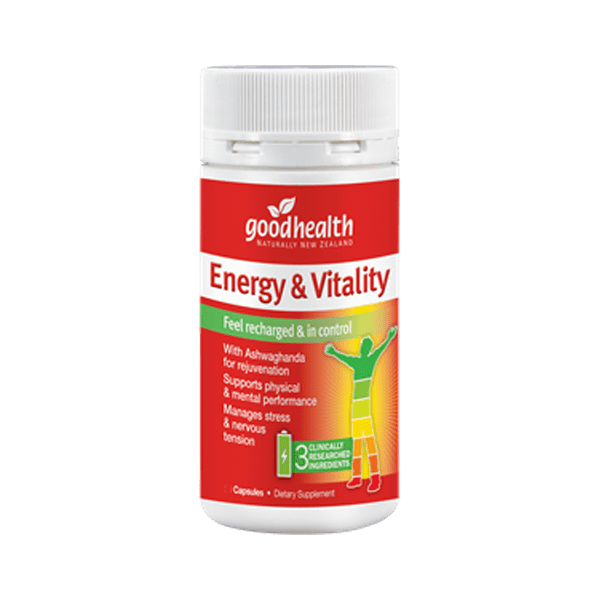 Good Health Energy & Vitality 60 Caps | Vitamins NZ, Vitamins, Minerals ...
